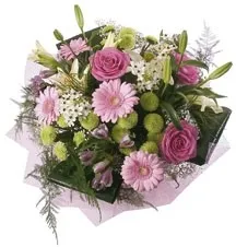 Bouquet in pastel shades