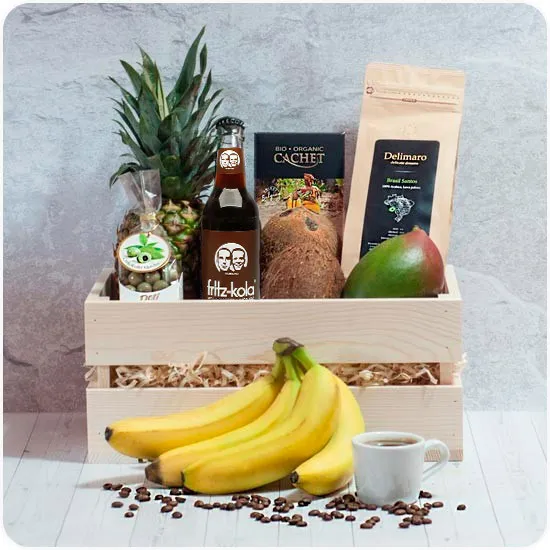 Exotic box - Poczta Kwiatowa® fruit box with delivery