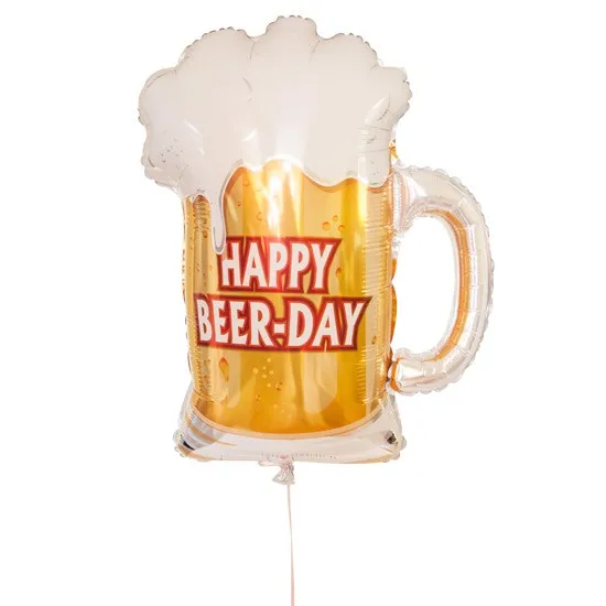Happy Beer-Day - balon z helem - Poczta Kwiatowa® urodziny